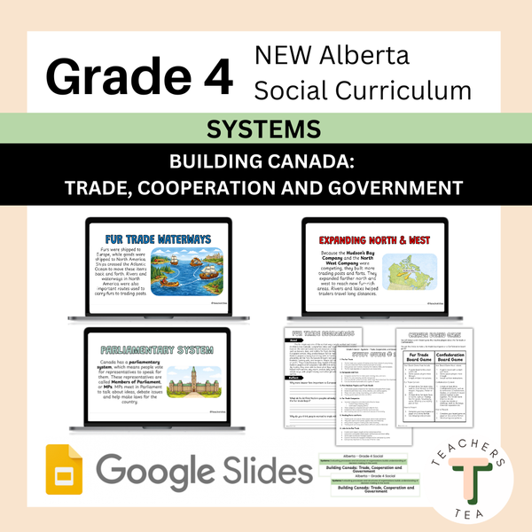 Alberta Grade 4 New Social Curriculum - Systems – Teachers Tea