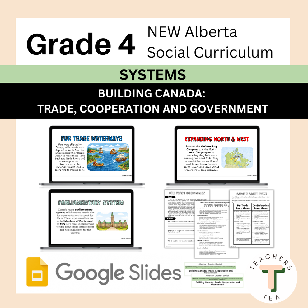 Alberta Grade 4 New Social Curriculum - Systems – Teachers Tea